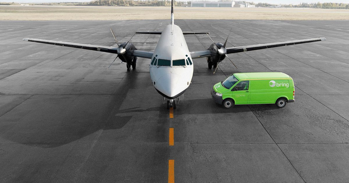 Expressleverans av paket med flygfrakt eller budbil - Bring.dk/en